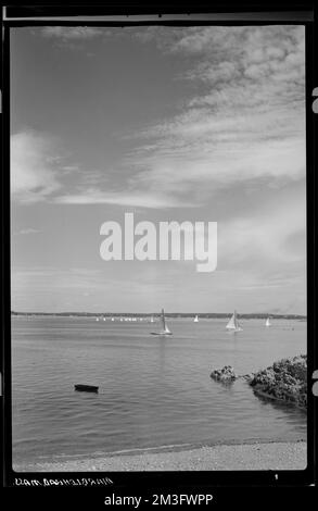 Marblehead, 'Out Beyond Lighthouse,' marine , Boats, Bodies of water ...