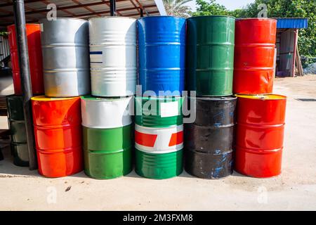 200 liter fuel tanks, including green tanks, black tanks, red yellow ...