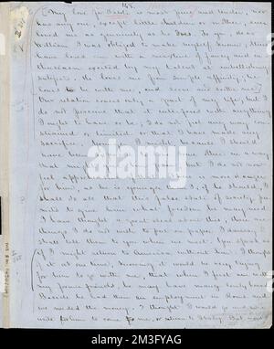 Margaret Fuller manuscript (copy) fragment, Florence, 17 December 1849 ...