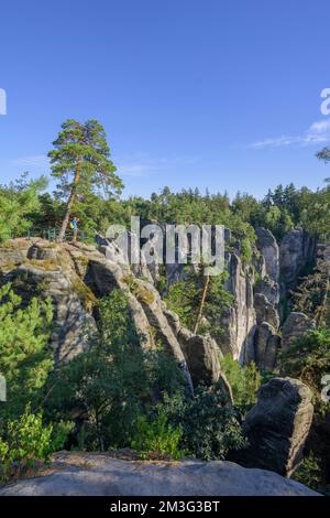 Prachovske Rocks, Prachovske skaly, Holin, Kralovehradecky kraj, Czech ...