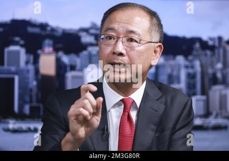 Eddie Yue Wai-man, Chief Executive of the Hong Kong Monetary Authority ...