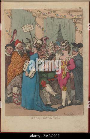 Masquerade Thomas Rowlandson (British, 1756-1827). , 1807. Brush ...