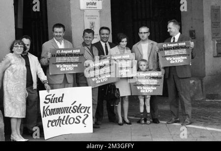 Communists demonstrated in front of the Duesseldorf city council on 26 ...