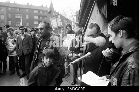 The traditional honouring of Nazi victims in the Bittermark, here on 12 ...