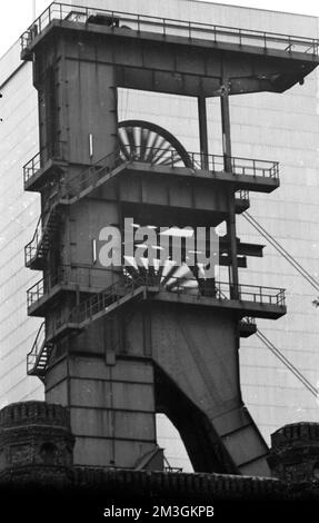 Ewald Colliery, here in Herten in 1970, was a record-breaking colliery ...