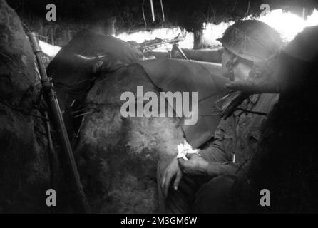 The basic training of conscripts in 1965 in a barracks in Dortmund and ...