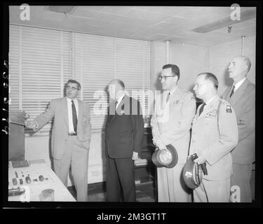 Men and officers touring facilities , Armories, Ordnance industry ...