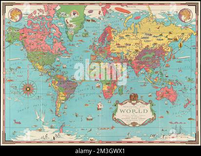 Map of the world , World maps Norman B. Leventhal Map Center Collection ...