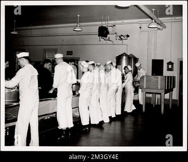 Mess Hall , Mess halls. Photographs of the First Naval District Stock ...
