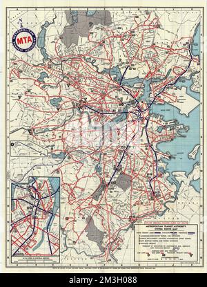 Metropolitan Transit Authority system route map , Local transit ...