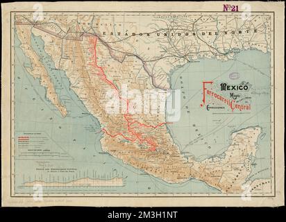Mexican Central Railway (Ferrocarril Central Mexicano) 2-6-0 Porter ...