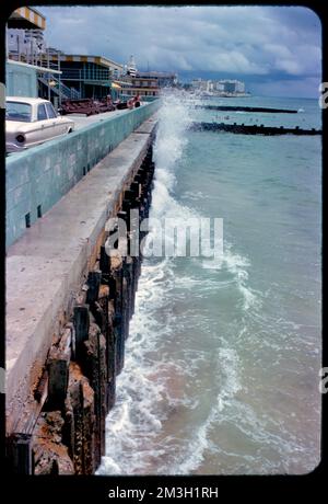Miami Beach, Florida , Piers & wharves, Coastlines, Seas. Edmund L ...