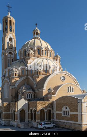 Our Lady of Lebanon cathedral, Harissa, Lebanon Stock Photo - Alamy