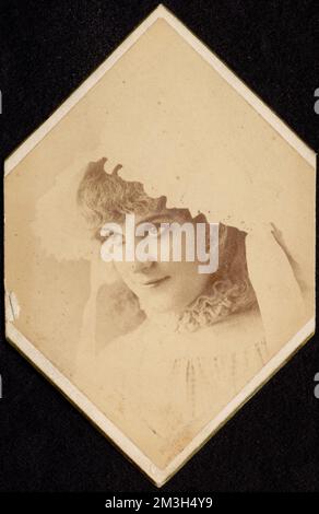Minnie Palmer- American actress. A vintage theater image of Minnie ...