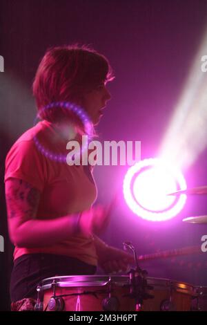 SXSW - Bleeding Rainbow in concert Stock Photo - Alamy