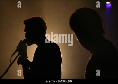 SXSW - Bear Mountain in concert Stock Photo - Alamy