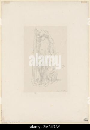 Portrait sketches , Artists, Whistler, James McNeill, 1834-1903. James ...