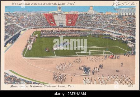 Monumental Estadio Nacional, Lima, Perú - Monumental National Stadium ...