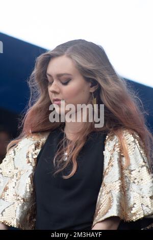 Newport Folk Festival - First Aid Kit in concert Stock Photo - Alamy