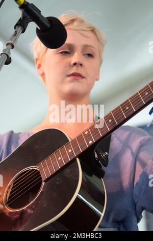 Newport Folk Festival - Laura Marling in concert Stock Photo - Alamy