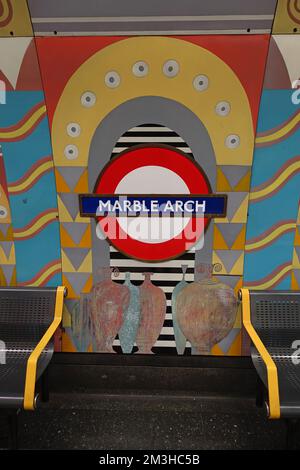 Marble Arch tube station, London Underground Stock Photo - Alamy