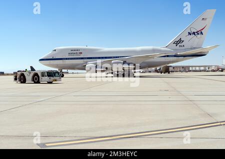 SOFIA, Stratospheric Observatory for Infrared Astronomy, modified Boeing 747-SP with ...