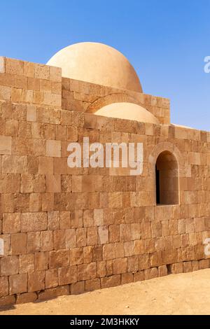 Exterior of Hammam Al Sarah, Desert Castle, Jordan Stock Photo - Alamy