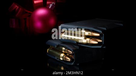 Christmas gift of a pair of high capacity assault rifle magazines and ...