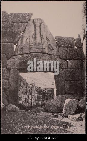 Mycenae, the Gate of the Lions , Archaeological sites, Tombs ...