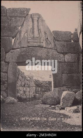 Mycenae, the Gate of the Lions , Archaeological sites, Tombs ...