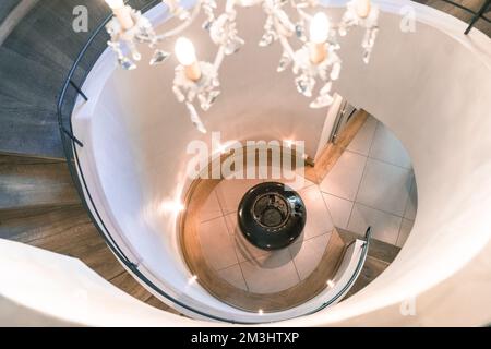 Top view of the beautiful stairs Stock Photo - Alamy