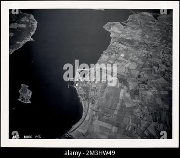 Naval Fuel Depot, Melville, RI-view from south 5000 ft , Military ...