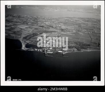 Naval Fuel Depot, Melville, RI-view from west 5000 ft , Military depots ...