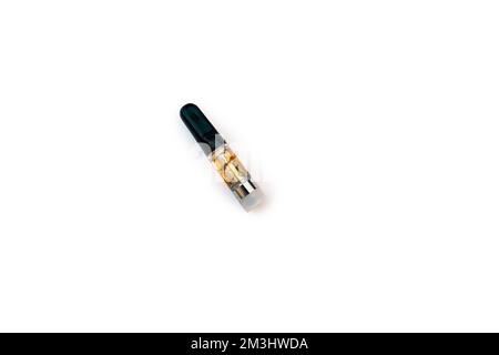 HHC distillate cartridge isolated Vape Hexahydrocannabinol is a ...