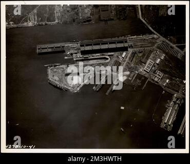 Navy Yard Annex, So. Boston, MA from East, 5000 feet , Naval yards ...