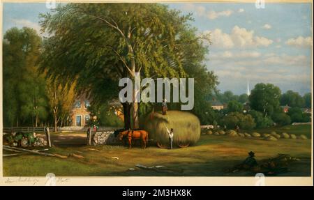 Louis Prang - Near Stockbridge Stock Photo - Alamy