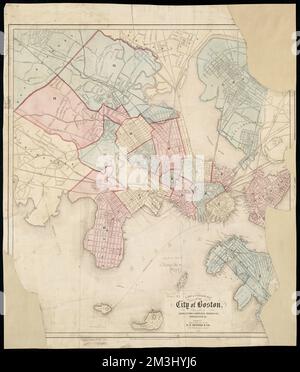 A new & complete map of the city of Boston, and precincts including ...