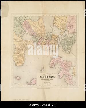 A new & complete map of the city of Boston, and precincts including ...