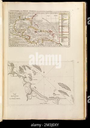 Plan of La Vera Cruz, from Spanish draughts ; Plan of Port Royal Laguna ...