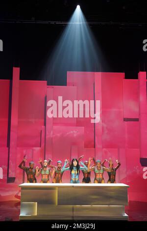 EDITORIAL USE ONLY Rina Sawayama performs during the filming for the ...
