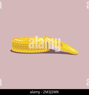 coins cash money isolated icon vector illustration design Stock Vector ...