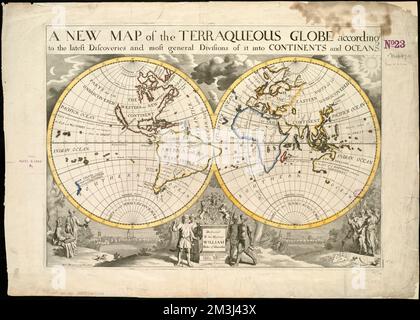 A new map of the terraqueous globe according to the ancient discoveries ...