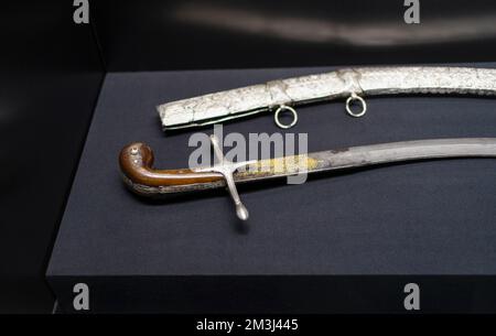 Antique Ottoman Sword from weapons collection in Istanbul Topkapi ...