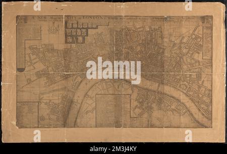A new mapp of the city of London &c. with the many additionall ...