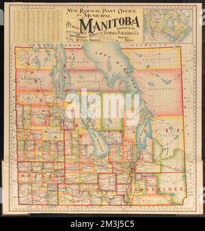 Map of Manitoba , Railroads, Manitoba, Maps, Manitoba, Maps Norman B ...