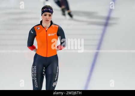 CALGARY, CANADA - DECEMBER 15: Isabel Grevelt of The Netherlands during ...