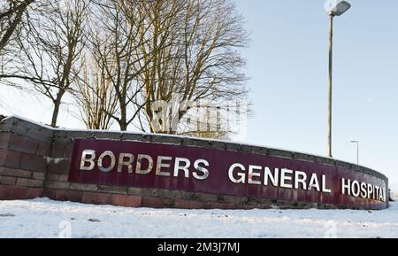 Melrose Scottish Borders 15th Dec 22. . Pic shows the Borders General ...