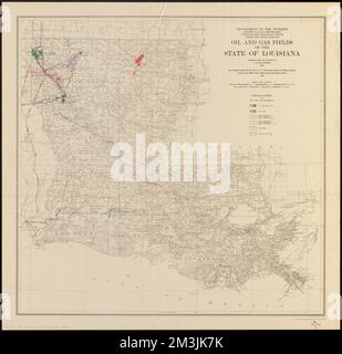 Map of the state of Louisiana , Louisiana, Maps Norman B. Leventhal Map ...