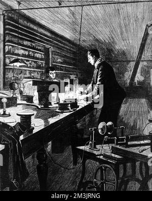 Thomas Edison - Invented The Electric Light Bulb. October 21, 1931 ...