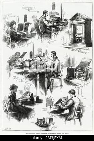 The Central Post Office Telegraph establishment The sympathetic clock ...